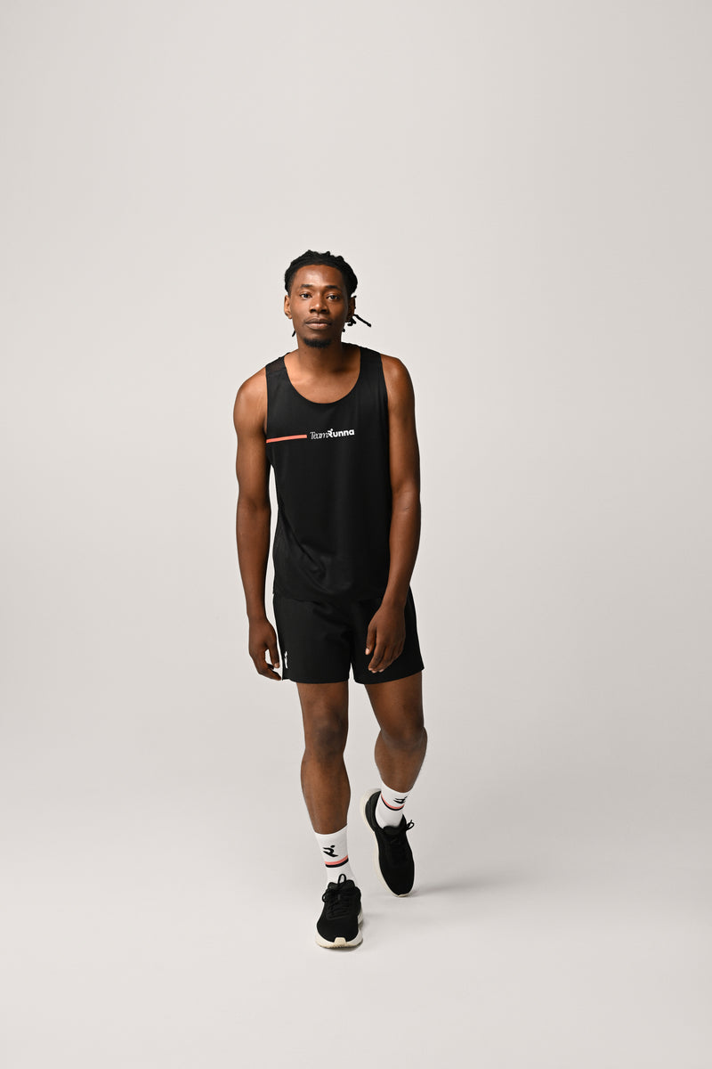 Runna Men's Race Tank - Black